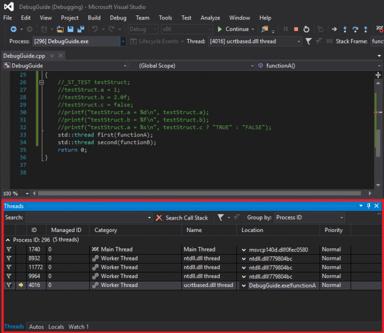 Kỹ thuật debug trên Visual Studio | CppDeveloper